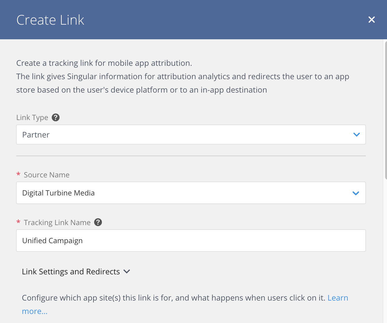 Digital Turbine Media Attribution Integration – Singular Help Center