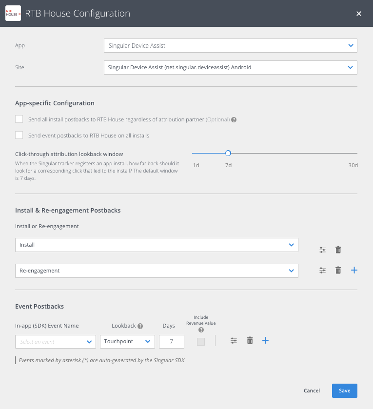 RTB House Attribution Integration – Singular Help Center