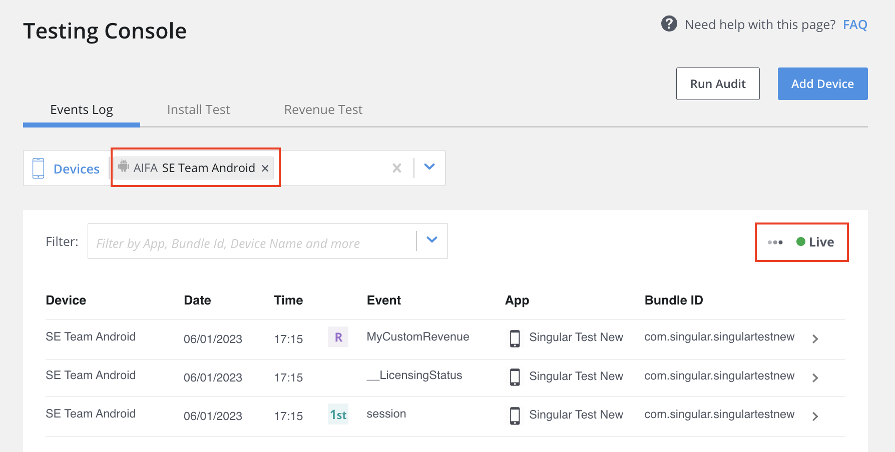Cómo probar la integración de Singular SDK – Centro de ayuda