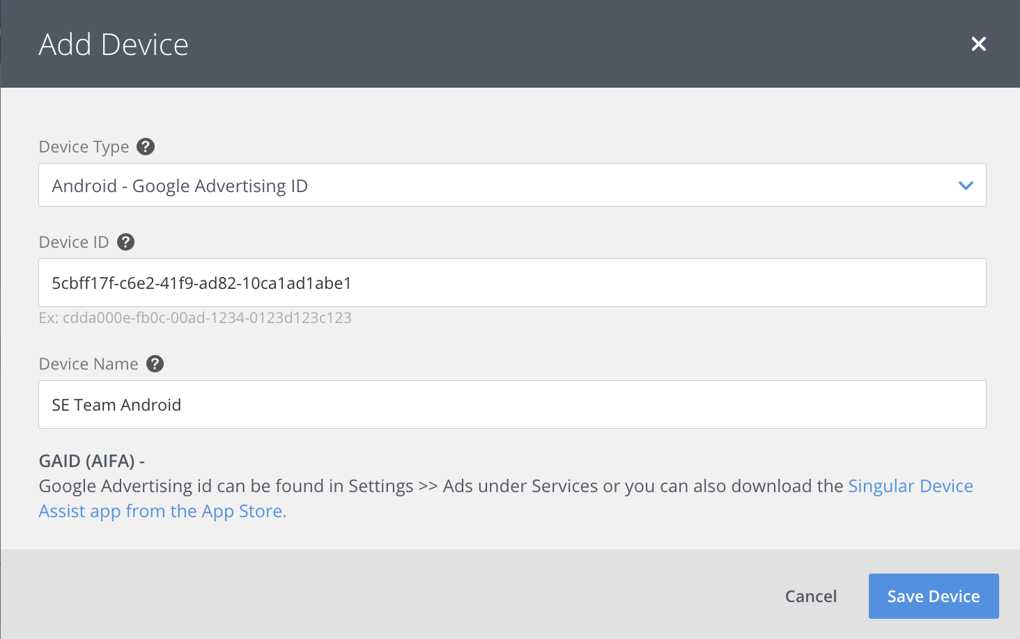 Cómo probar la integración de Singular SDK – Centro de ayuda