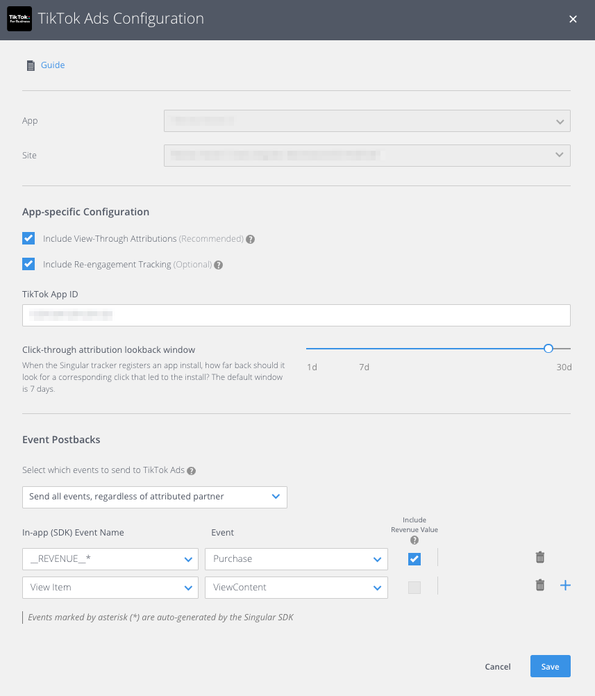 TikTok Ads Attribution Integration – Singular Help Center